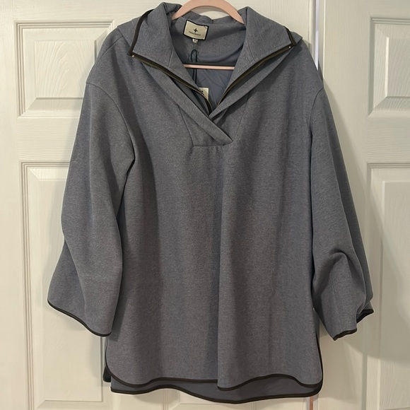 Tuckernuck | Jackets & Coats | Nwt Tuckernuck Xl Slate Blue Poncho ...